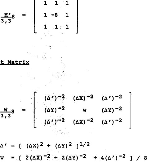 1c 8·neighbor Digital Laplacian Filter Matrices Download Table