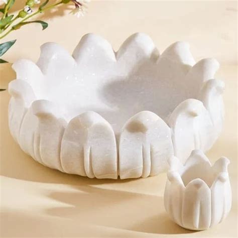 White Wavy Edges Bowl Artifacts Bowl At Rs 999 Piece Mathabhar