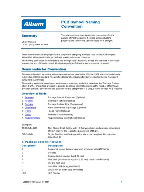 Altium Tutorial Pcb Symbol Naming Convention Pdf Printed Circuit