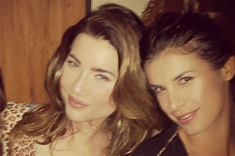 Elisabetta Canalis A Cena Con Steffy Di Beautiful Forse Un Ruolo Nella