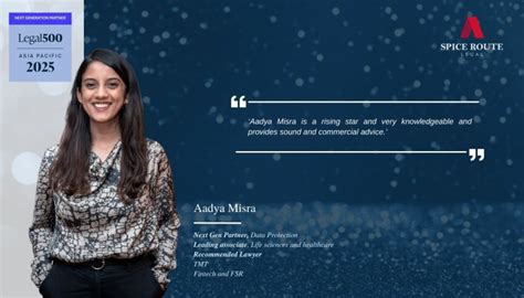 Spiceroutelegal Legal500 Lawyerrankings Dataprotection Privacylawyer… Spice Route Legal