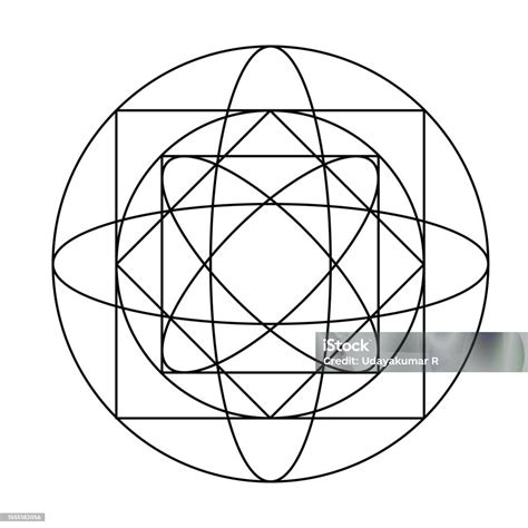 무서운 기하학 벡터 디자인 요소 이것은 종교 철학 및 영성의 상징입니다 복잡한 삽화가 있는 기하학의 세계 0명에 대한 스톡 벡터 아트 및 기타 이미지 Istock