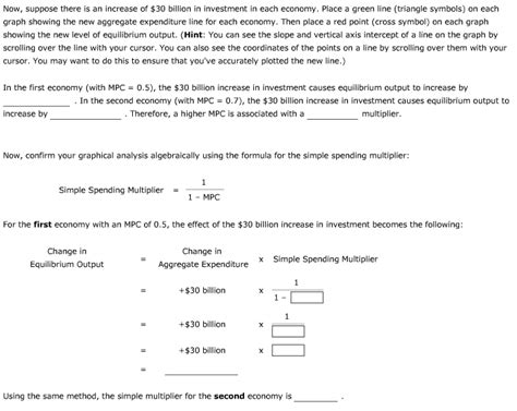 Solved The Multiplier And The MPC Aa Aa Consider Two Chegg