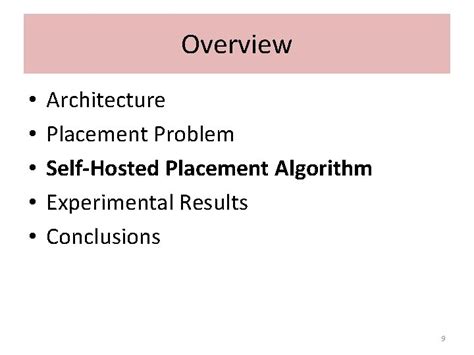 Selfhosted Placement For Massively Parallel Processor Arrays Mppas