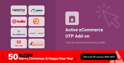 Active Ecommerce Otp Add On
