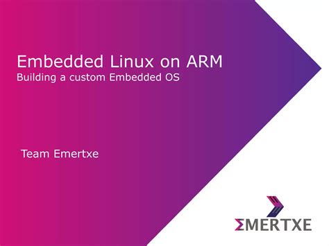 Embedded Linux On Arm Ppt