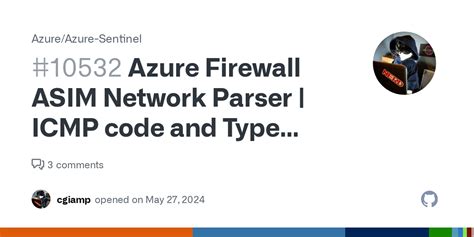 Azure Firewall Asim Network Parser Icmp Code And Type Parsing Issue