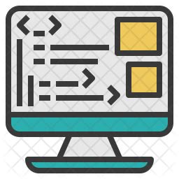 Backend Developer Icon Of Colored Outline Style Available In SVG PNG EPS AI Icon Fonts