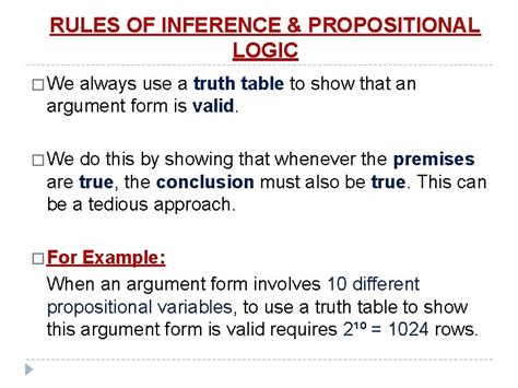 Rules Of Inference Lecture 07 Rules Of Inference