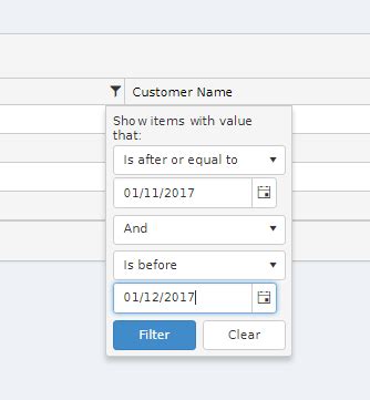 Filtering Reports SliQ Invoicing Online Help