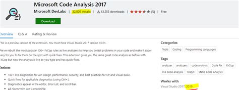 Vsix Doesnt Support Vs 2019 · Issue 2034 · Dotnetroslyn Analyzers · Github