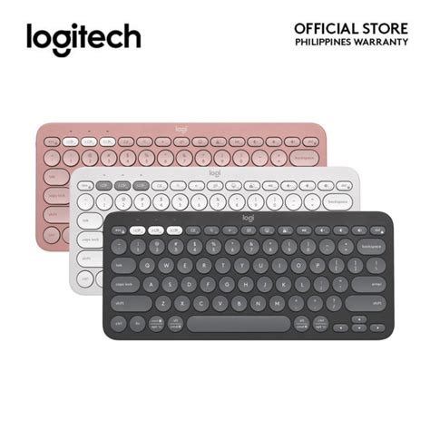 Logitech Pebble Keys 2 K380s Slim Minimalist Bluetooth Wireless Keyboard With Customizable Keys