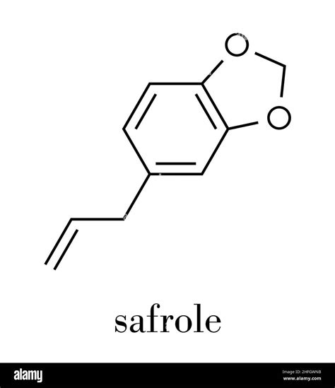 Safrole Mdma Precursor Molecule Skeletal Formula Stock Vector Image And Art Alamy