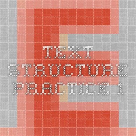 Text Structure Practice Text Structure Worksheets Reading Worksheets Online Activities