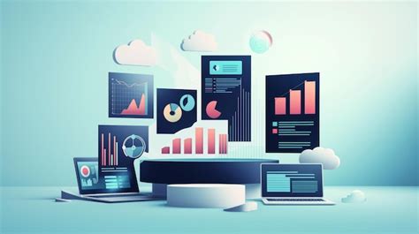 Modern Data Analytics Dashboard With Charts And Graphs On Multiple Devices Showcasing Business