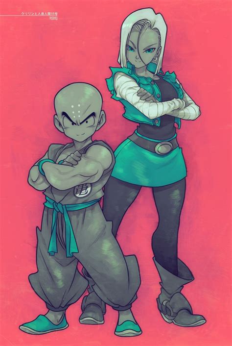 Dragon Ball Z Dragon Ball Super Manga Dragon Ball Artwork Krillin And 18 Android 18 And