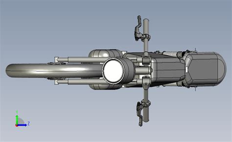 复古摩托美式哈雷太子狒狒机车 Step 模型图纸下载 懒石网