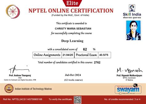 christy maria sebastian on linkedin deeplearning deeplearning ai machinelearning nptel