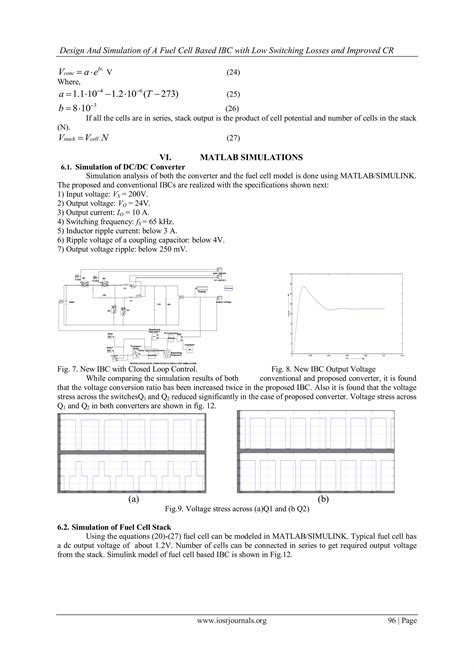 Design And Matlab Simulation Of A Fuel Cell Based Interleaved Buck Converter With Low Switching