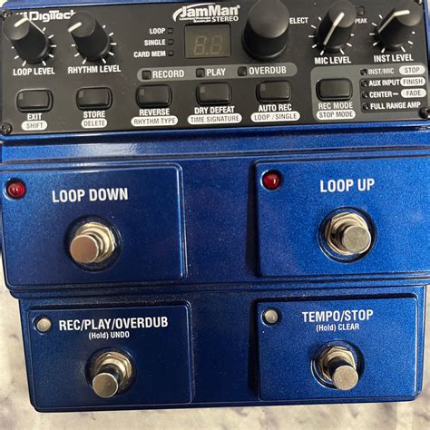 Digitech Jamman Stereo Looper Phrase Sampler Pedal Evolution Music Digitech Jamman Stereo Looper Phrase Sampler Pedal Evolution Music