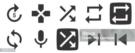 10 아이콘 오디오 및 비디오 세트 현대적인 얇은 선 아이콘입니다 품질 아이콘을 설정합니다 선형 기호가 설정되었습니다 검사