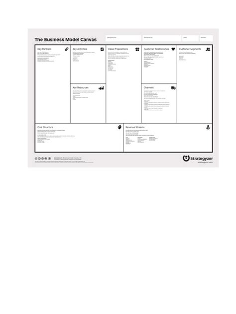 Howtoprepbm Canvas Strategyzer Tool Pdf