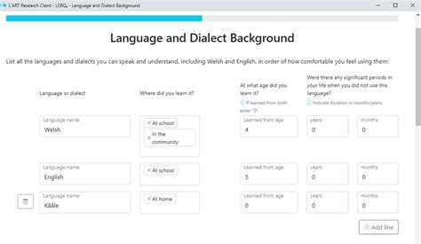 Example Of Free Text Entry For Additional Languages Download Scientific Diagram