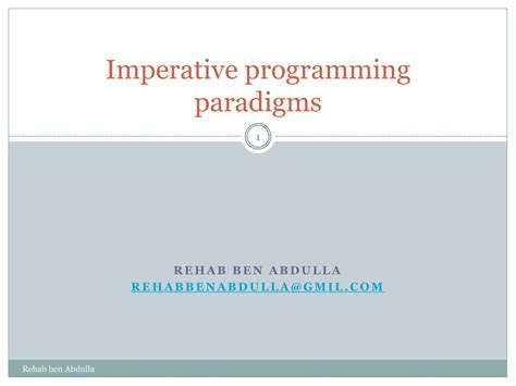 imperative programming paradiiiigms pptx