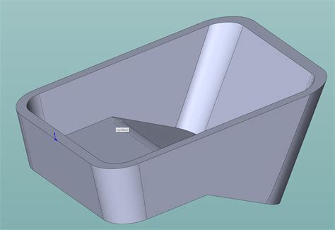 Modeling A Partial Fillet That Tapers To Zero For Tool Access Reasons R Solidworks