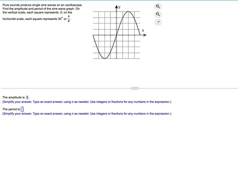 Pure Sounds Produce Single Sine Waves On An Chegg Com