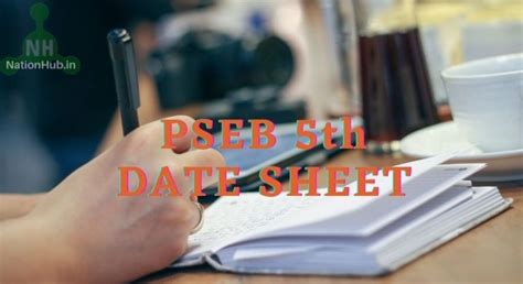 PSEB 5th Date Sheet 2025 Check Punjab Board Exam Date PDF Pseb Ac In