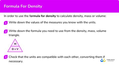 Formula For Density
