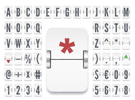 증권 환율에 대한 숫자가 포함된 흰색 플립 보드 글꼴 재무 정보 및 시간표 벡터 그림을 위한 Retro 공항 터미널 기계적