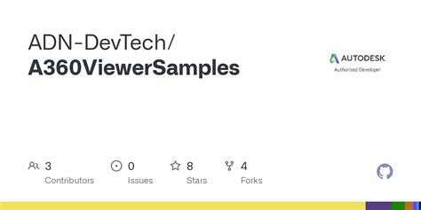 GitHub ADN DevTech A360ViewerSamples