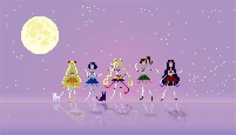 Sailor Moon Pixel Art Anime Amino
