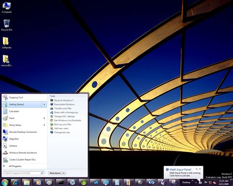Windows 7 Build 7077 135 Screenshot Gallery
