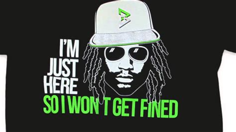 Marshawn Lynch Selling Im Just Here So I Wont Get Fined Shirts