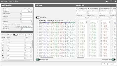 vibration research on linkedin text file import recorded data