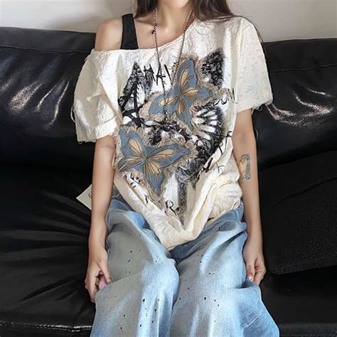 Bare Shoulder Tops For Emo