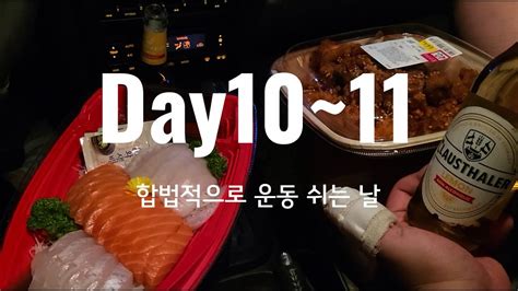 Diet Day010~day011 운동 쉬는날식단vlog Youtube