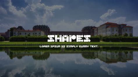 Shapes Font Download Free For Desktop And Webfont