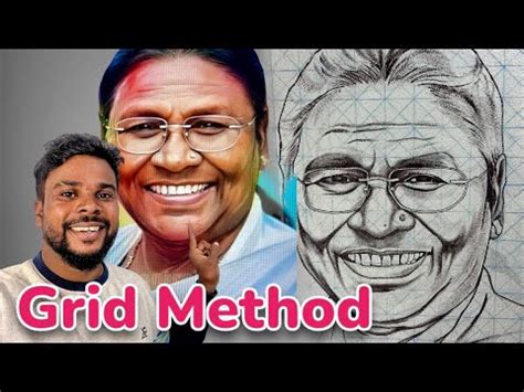 Grid Method Sketch Tutorial Wall Painting Artist Tulsi Vlogs YouTube