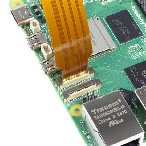 Raspberry Pi 5 Fpc Camera Adapter Cable 200mm Kitronik Ltd