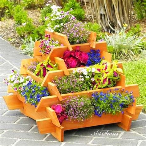 Дървени сандъчета за цветя Art Senses артистични идеи за интериор и градина Проекты для