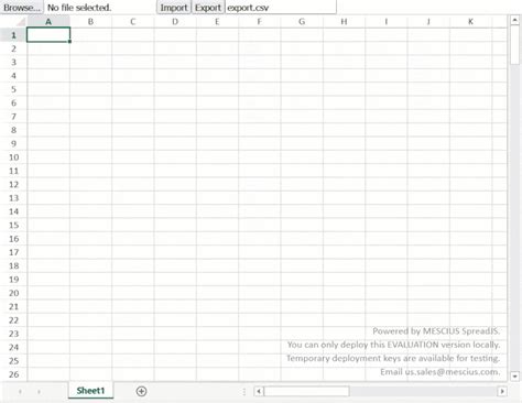 How To Import And Export Csv Files Using React Spreadjs