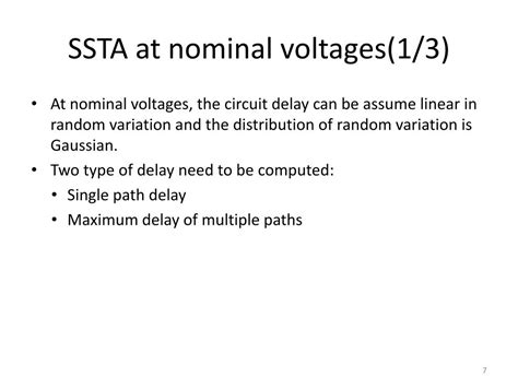 Ppt Statistical Static Timing Analysis Powerpoint Presentation Free Download Id6083315