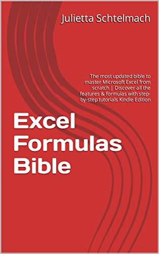 Amazon Excel Formulas Bible The Most Updated Bible To Master Microsoft Excel Formulas From