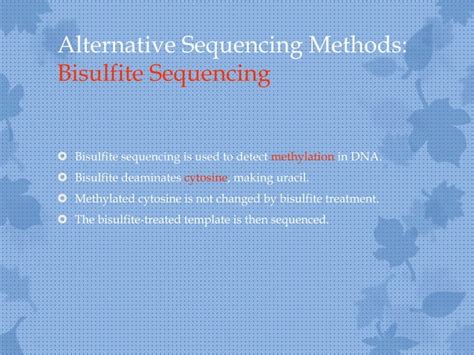 Dna Sequencing And Analysis Ppt