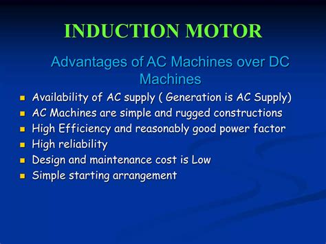 INDUCTION MOTOR PPT Ppt