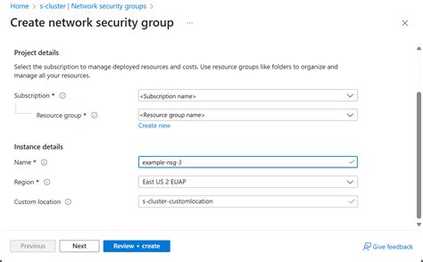 Create Network Security Groups Network Security Rules Default Network
